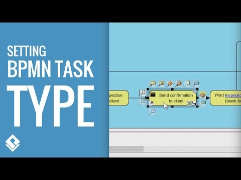 Setting Task Type of BPMN Task