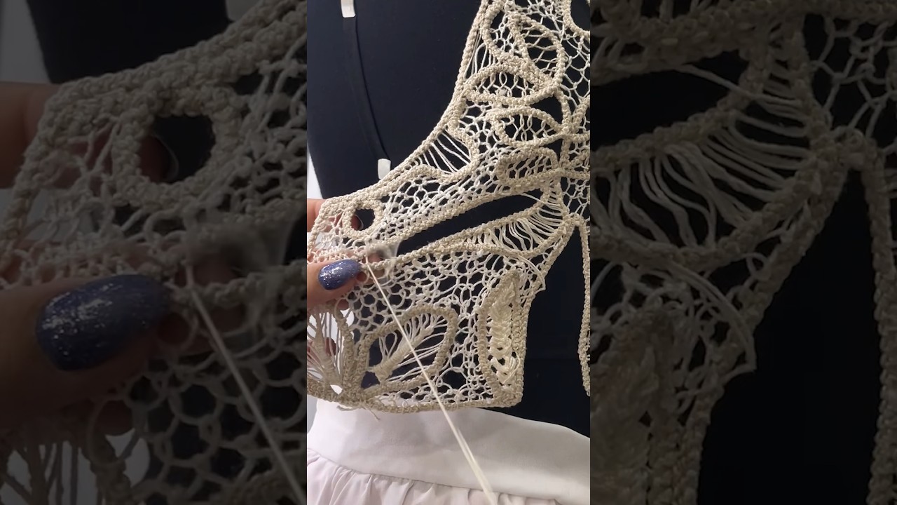 DESIGN AND CROCHET A WEDDING DRESS
