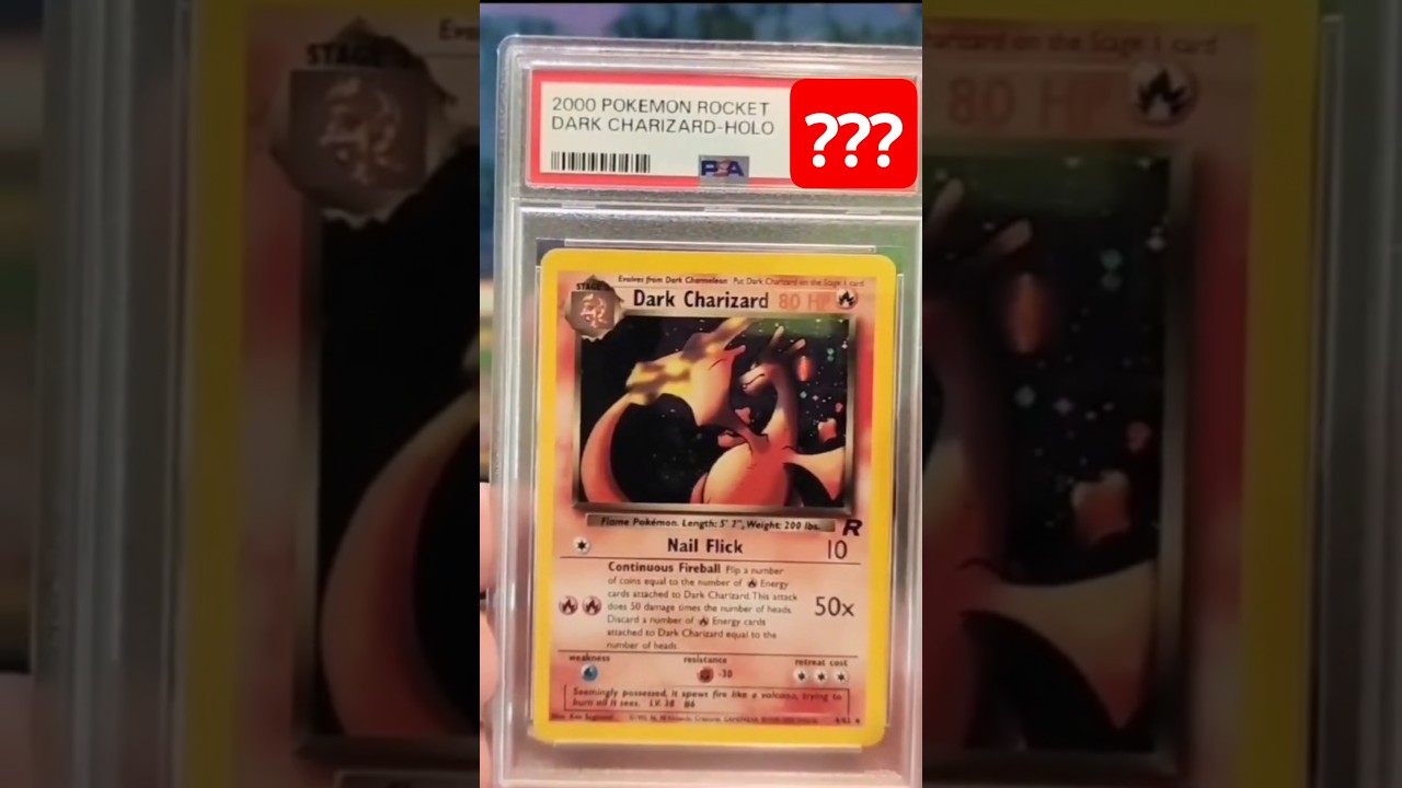 Revealing My Dark Charizard PSA Graded #charizard #pokemoncards #gradedcards #psagrading #pokemon