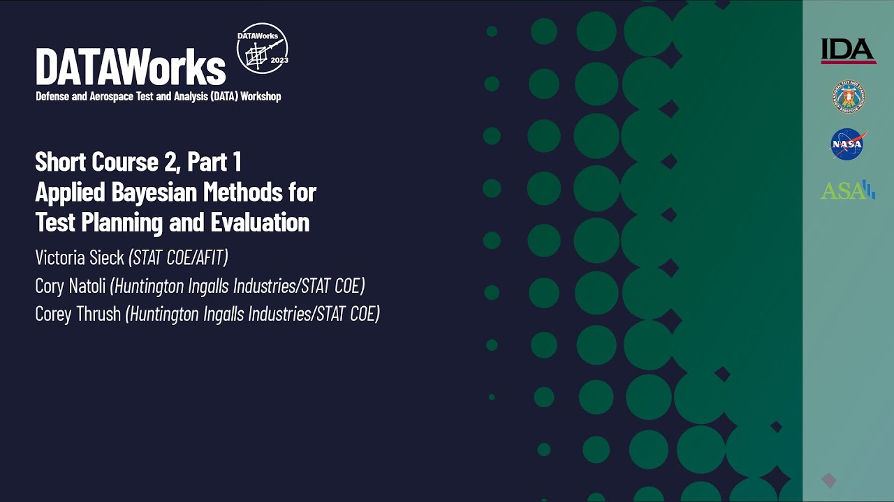 Applied Bayesian Methods for Test Planning & Evaluation Part 1