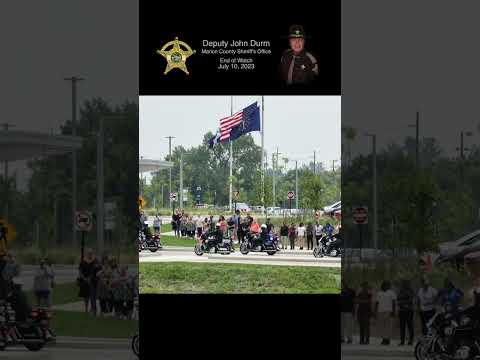 MCSO Deputy Sheriff John Durm Funeral - E.O.W. 7/10/23 - Marion County - Indianapolis, Indiana   8