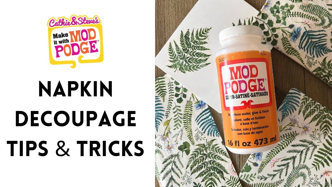 Napkin Decoupage Tips and Tricks