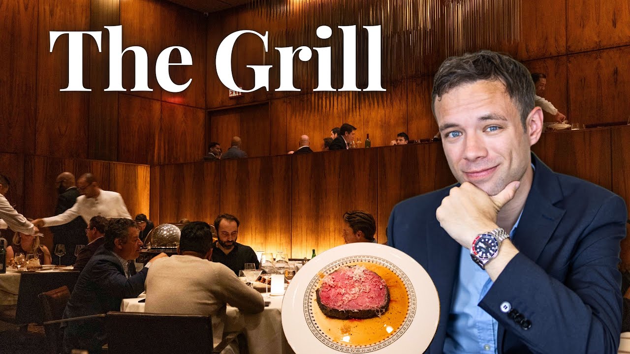 Eating at The Grill. The Most LUXURIOUS and EXPENSIVE Steakhouse in NYC