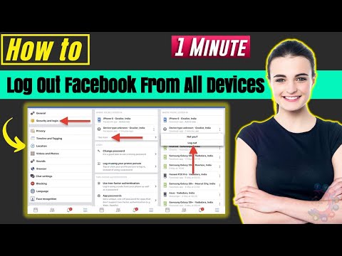 How to log out facebook from all devices 2024