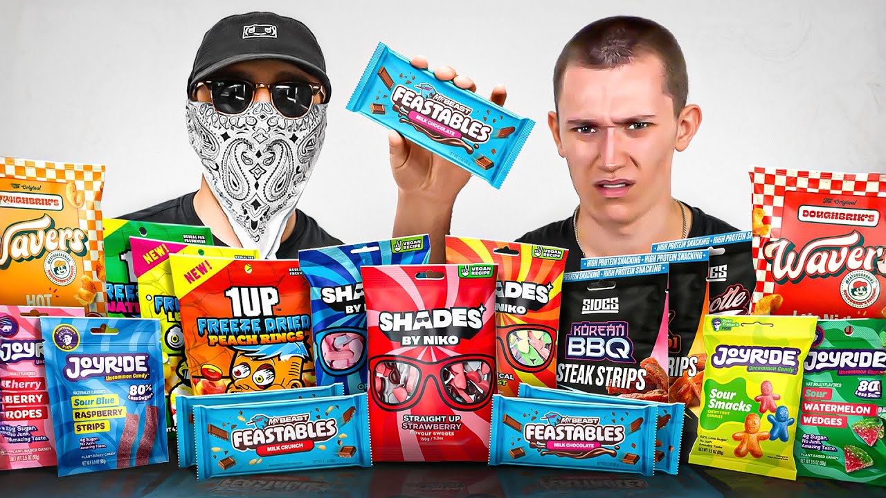 We Tried Every YouTuber Snack (most of them suck)
