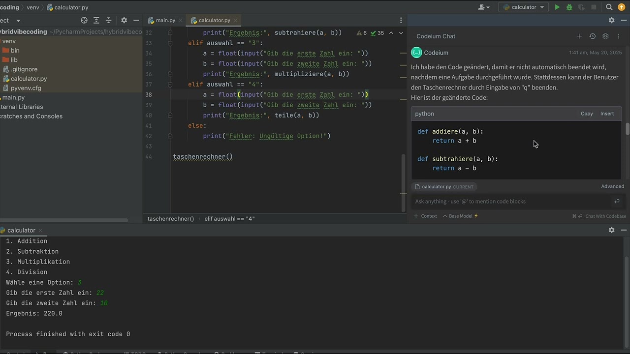 Hybrid Vibe Coding mit Windsurf