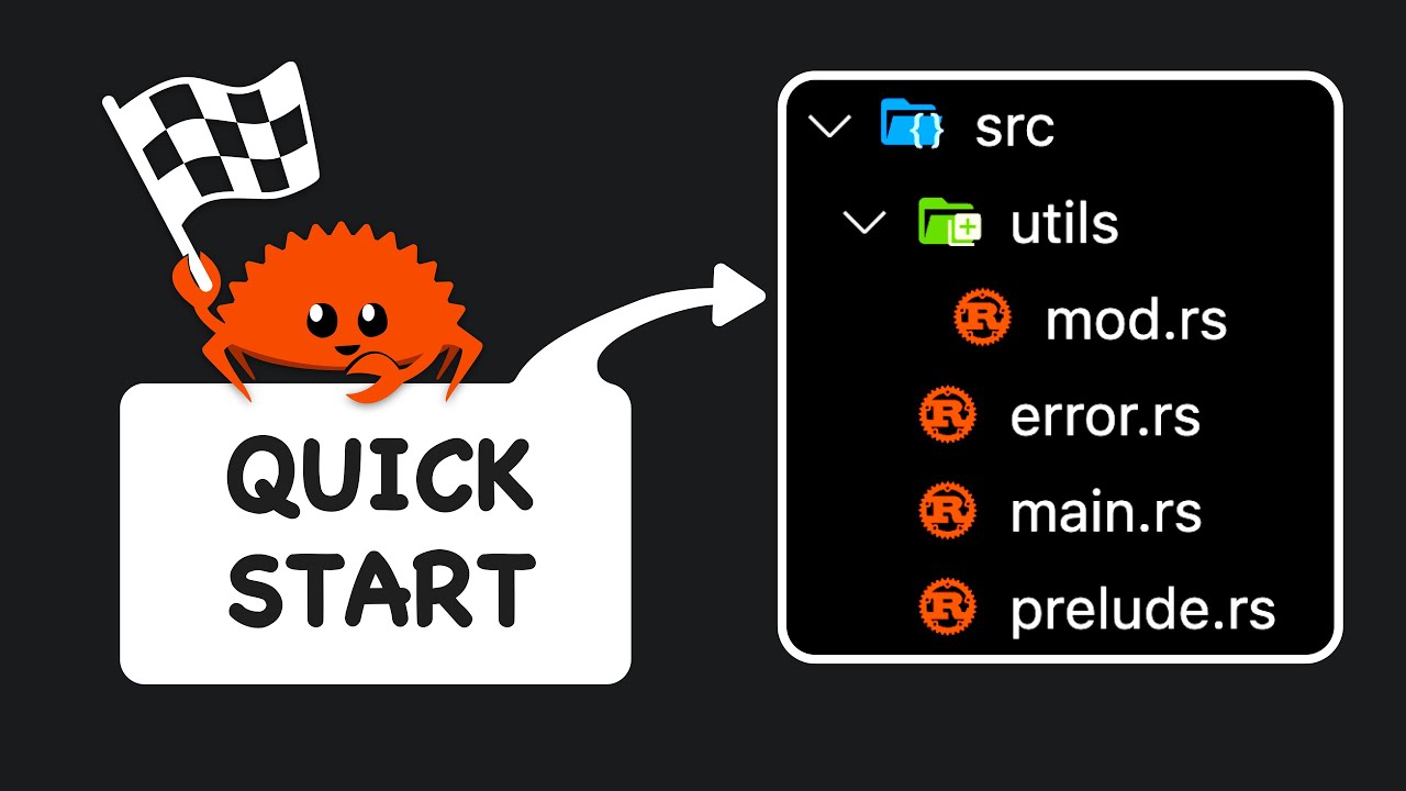 Rust - Simple Code Boilerplate & Structure (start simple, scale better)