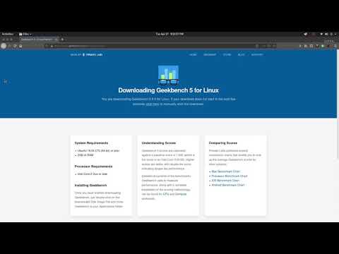 How to Install Geekbench 5 Linux