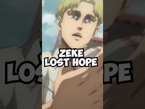 Why does Zeke want to kill his own people?