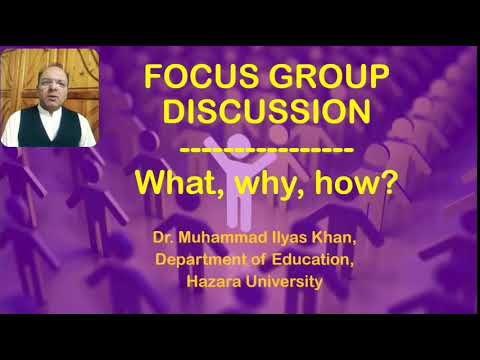 Focus Group Discussion: What, why,how?