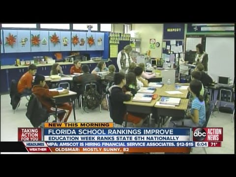 Florida schools ranked 6th in country