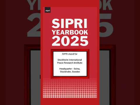 SIPRI Report 2025 #youtube #sipri #upscexam #sscexam #viralshorts #nuclearwarheads #video