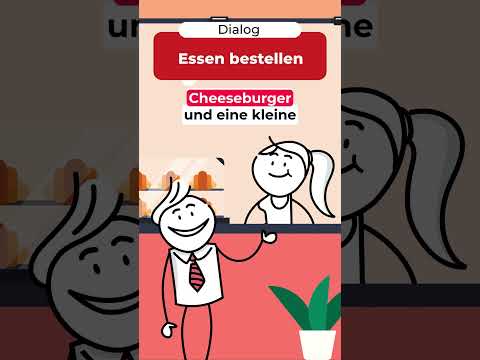 Fast Food bestellen: Deutsch lernen für Anfänger #trickfilm #deutschlernen