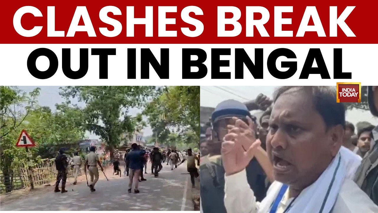 West Bengal Poll Violence: Crude Bomb Blast Triggers Massive TMC-AGUP Clashes In Murshidabad
