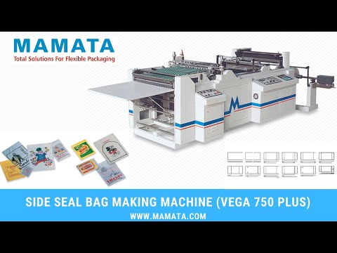Mamata Side Seal Bag Making Machines - Mamata Vega 600 Plus 4050 x 1400 ...