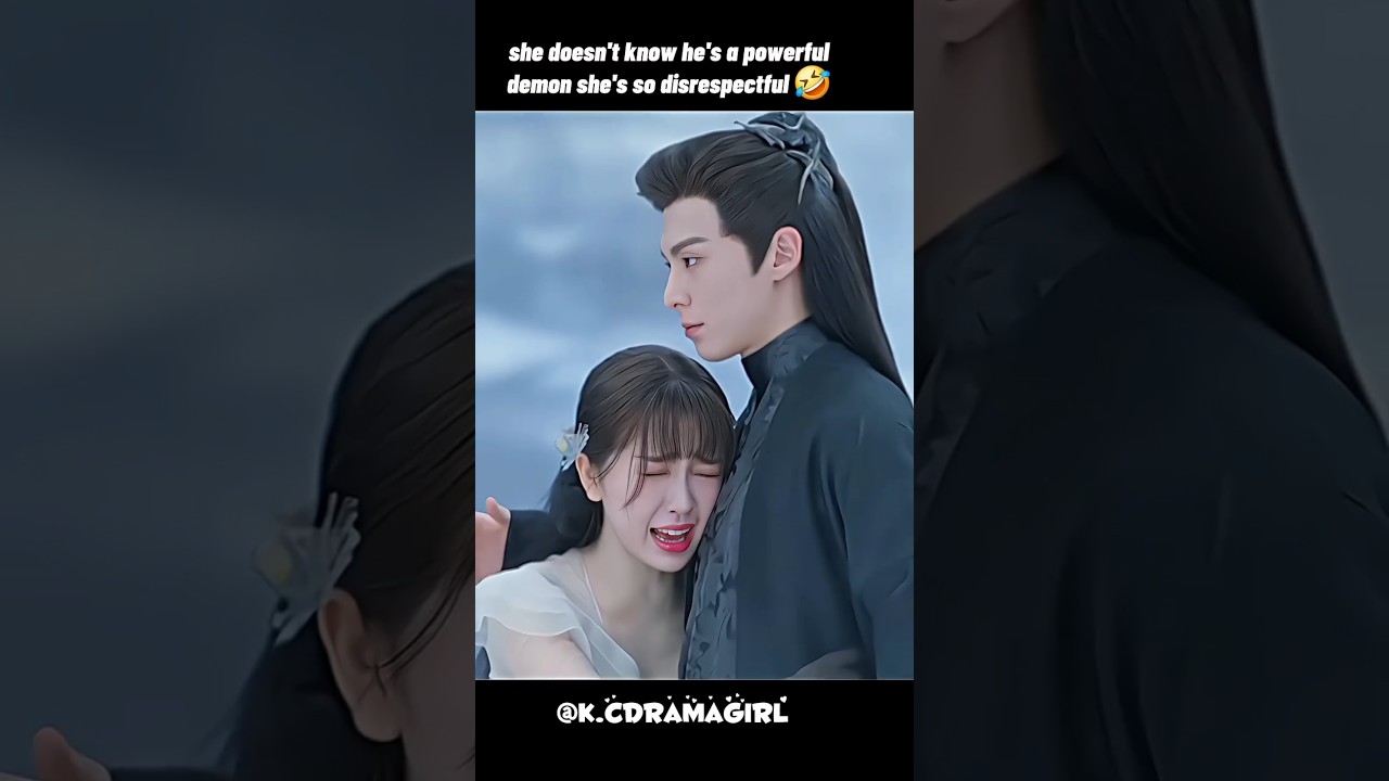 she's so reckless but cute😂||love between fairy and devil #dylanwang #shorts #cdrama #viralvideo