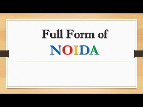 Full Form of NOIDA || Did You Know?