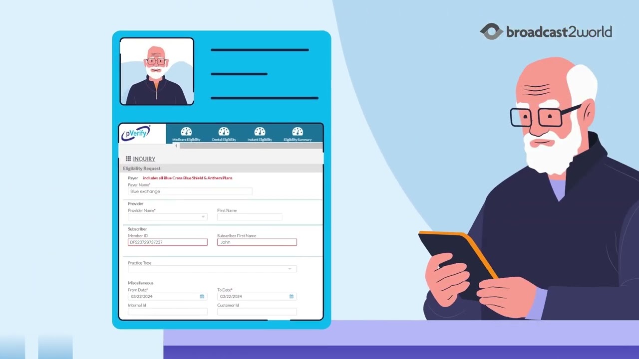 Patient Insurance Eligibility Verification with pVerify | Animated Explainer Video