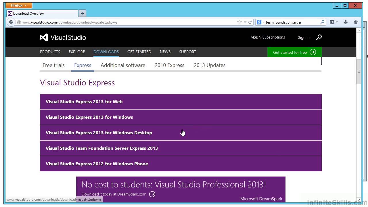 Visual Basic .NET Tutorial | Installing Visual Studio
