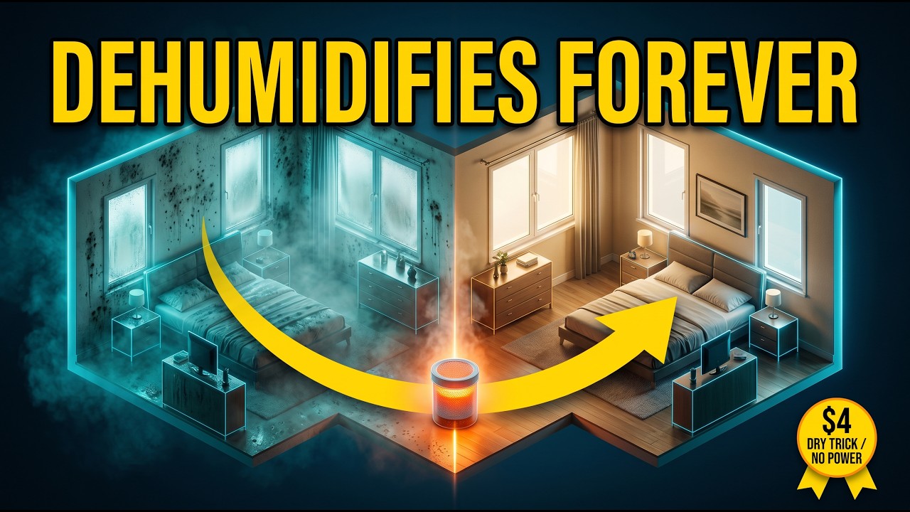The $4 'Dry' Method That Dehumidifies Any Space Forever — No Power Needed!