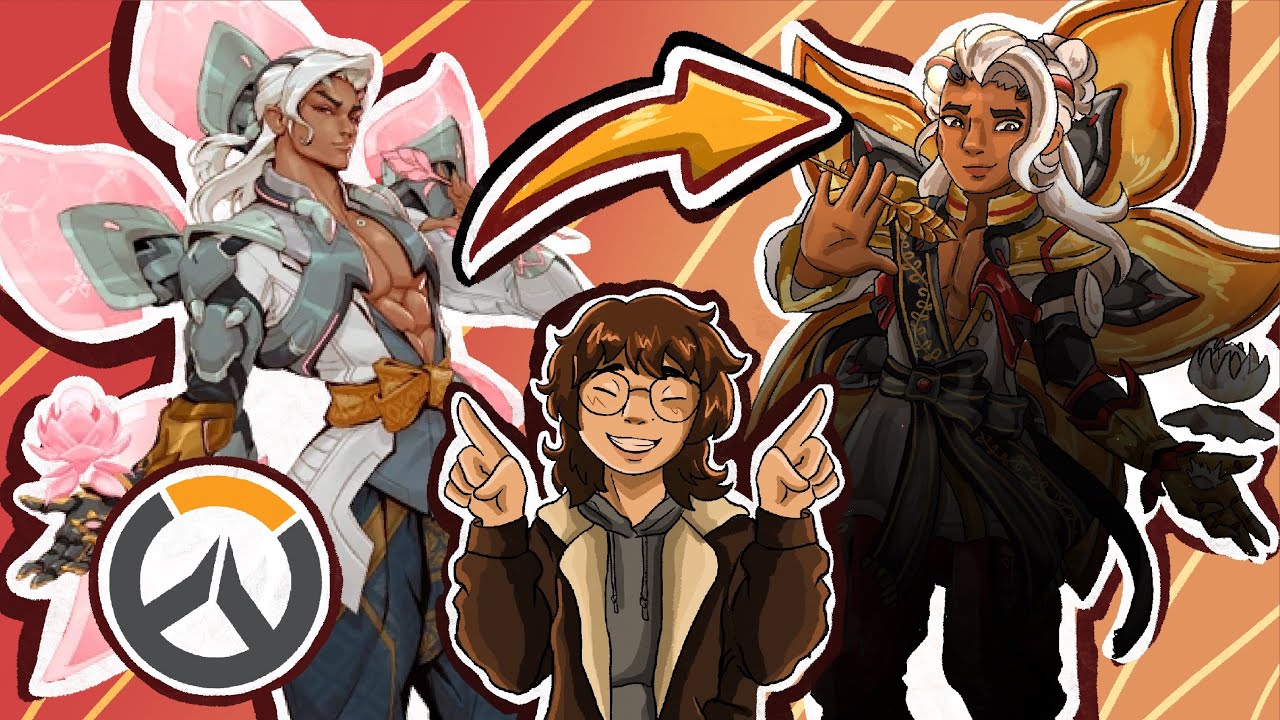 Designing Overwatch 2 skins for Lunar New Year | Lifeweaver, Kiriko, Hanzo | Speedpaint + Commentary