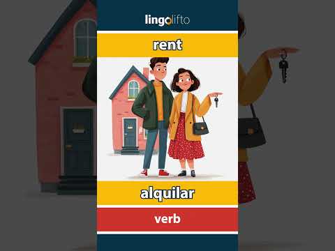 🇬🇧🇪🇸 rent - alquilar : learn English : aprendamos inglés : vocabulary builder
