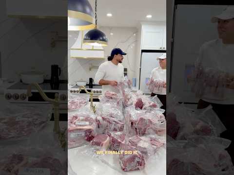 How much meat we got from half a cow