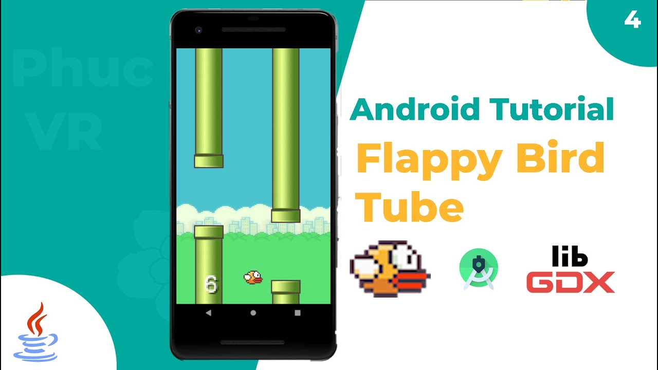 How to make game Flappy Bird Part 4 - Android Studio Tutorial