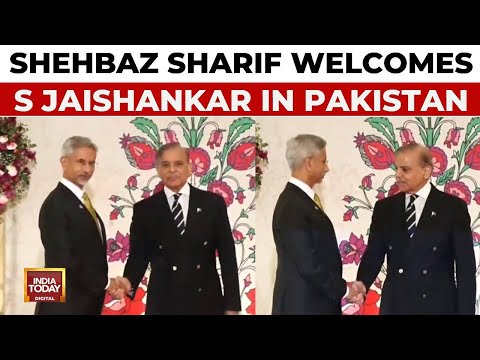 SCO Summit 2024: Shehbaz Sharif Shakes Hands With S Jaishankar In Pakistan | Sharif Meets Jaishankar