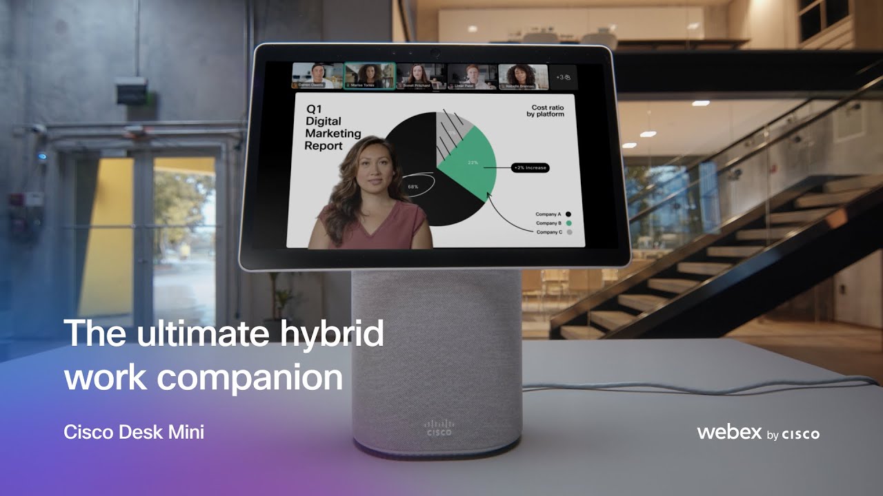 The ultimate hybrid work companion | Cisco Desk Mini