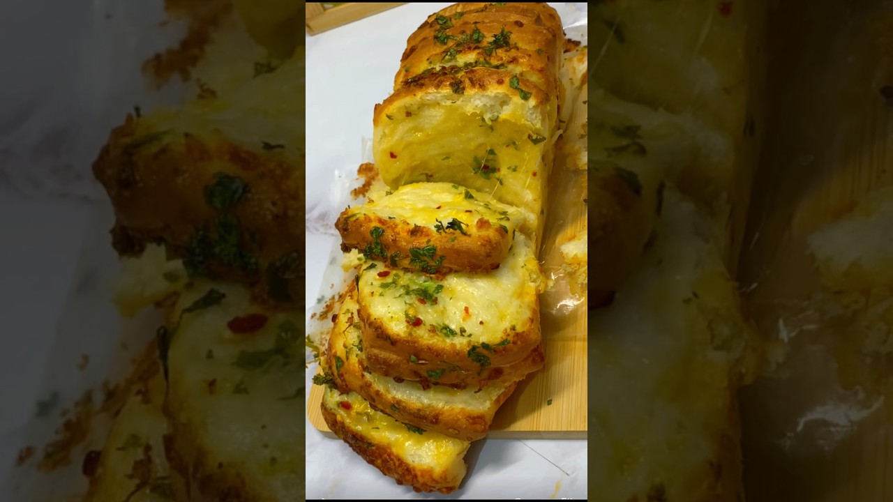 Garlic bread recipe and air fryer🍞🧄 make this delicious recipe in air fryer