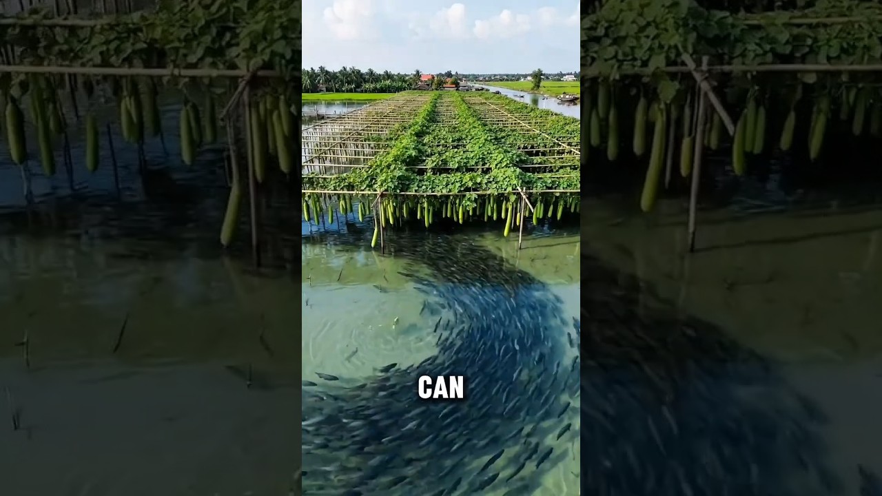 Fish Below, Veggies Above — Bangladesh's Genius Farm!