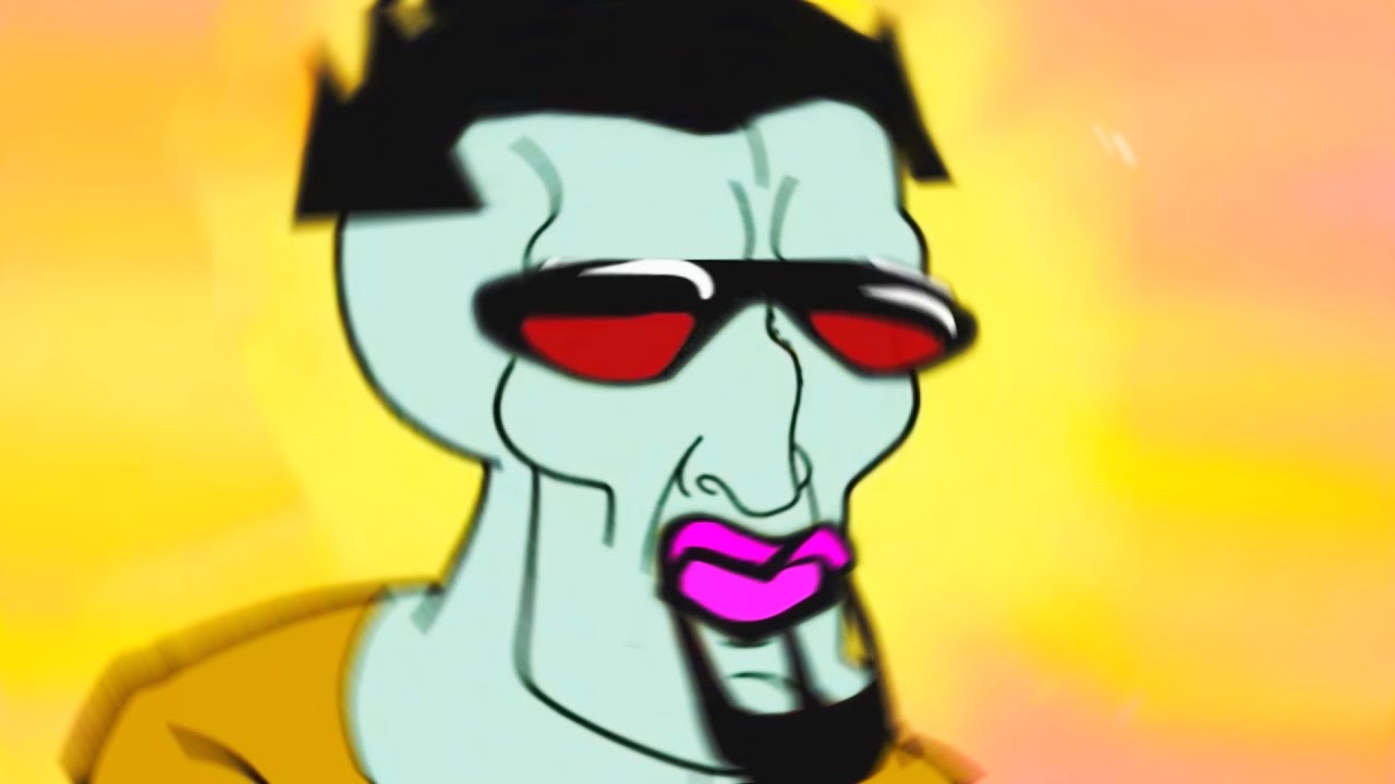 Squidward turns into Mr. Douchebag
