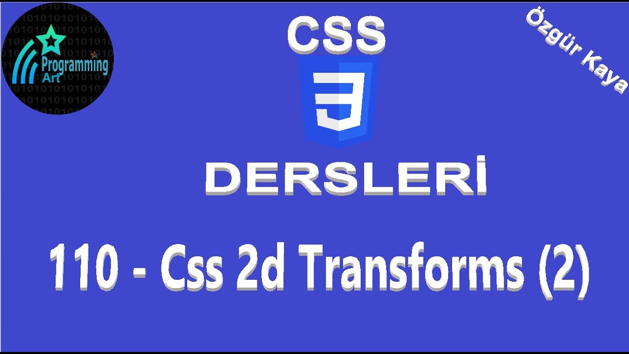 110 - Css 2d Transforms (2)