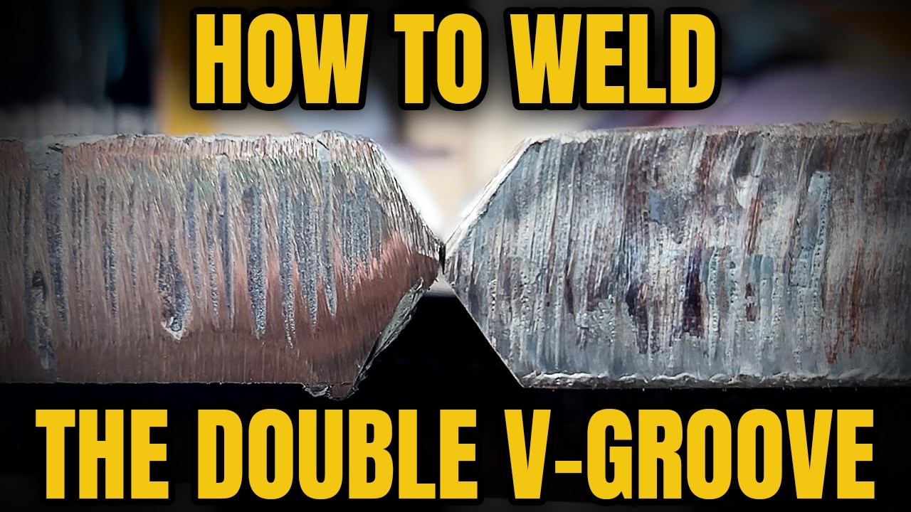 Heavy Structural Welding Made Easy: 1-Inch Plate Double V-Groove Explained