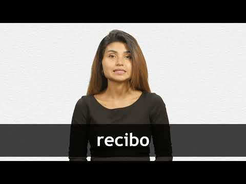 English Translation of “RECIBO” | Collins Spanish-English Dictionary