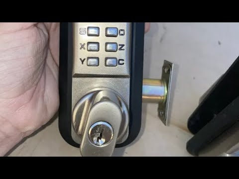 Codelocks Pushbutton Mechanical Lock rekey