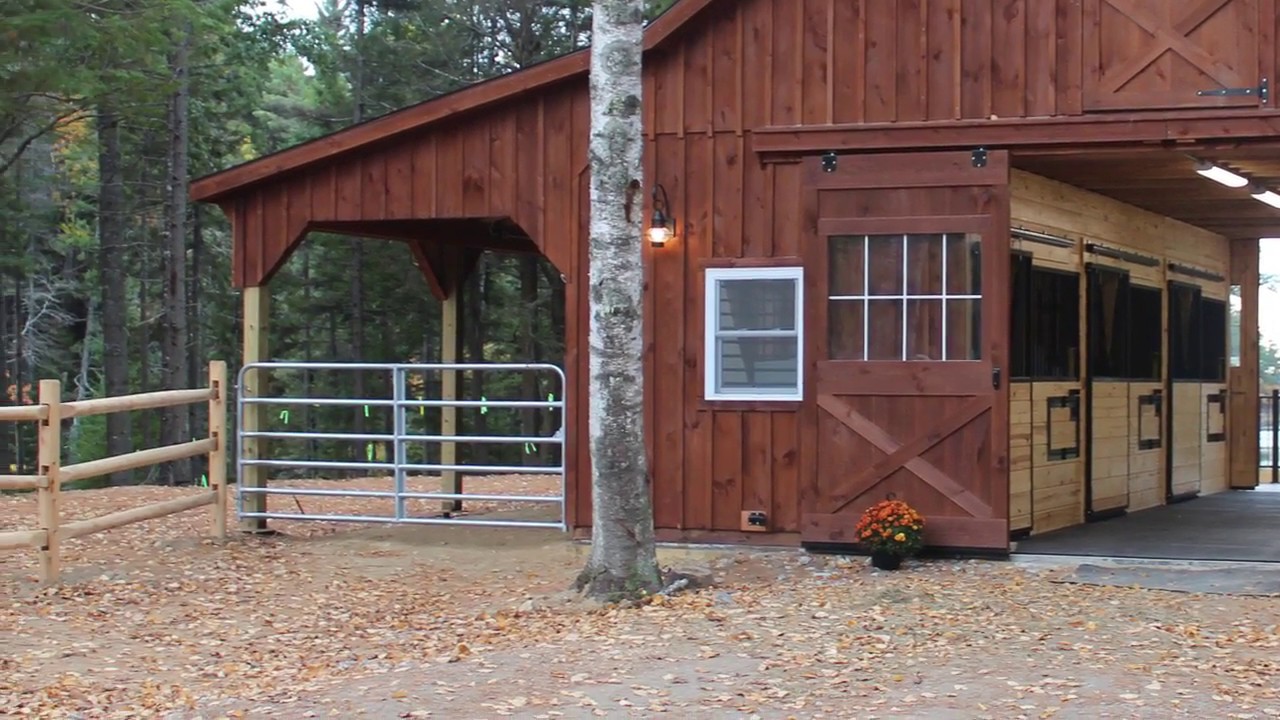 Coastal Maine Horse Barn