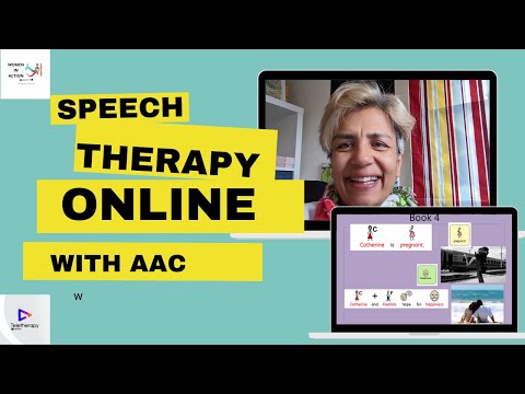 Speech Therapy Online with AAC