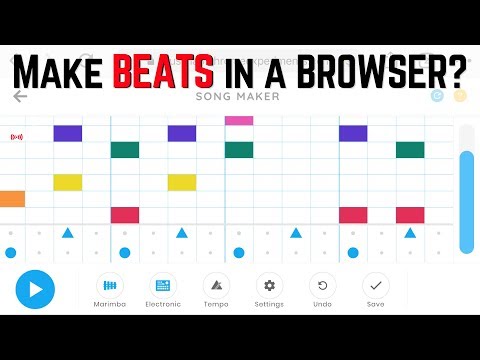 Google Chrome Song Maker - a step sequencer in your browser