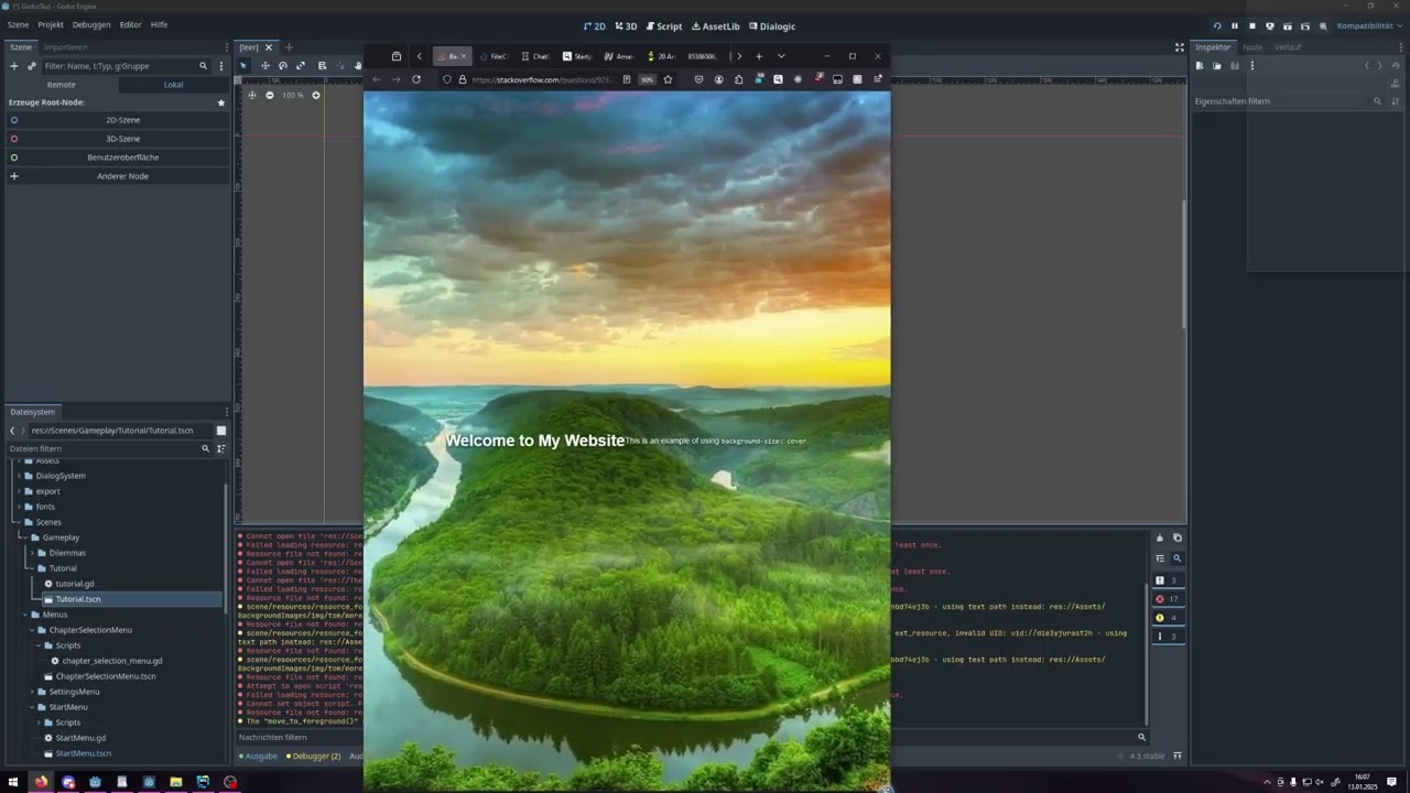 How to add responsive background images? - Help - Godot Forum