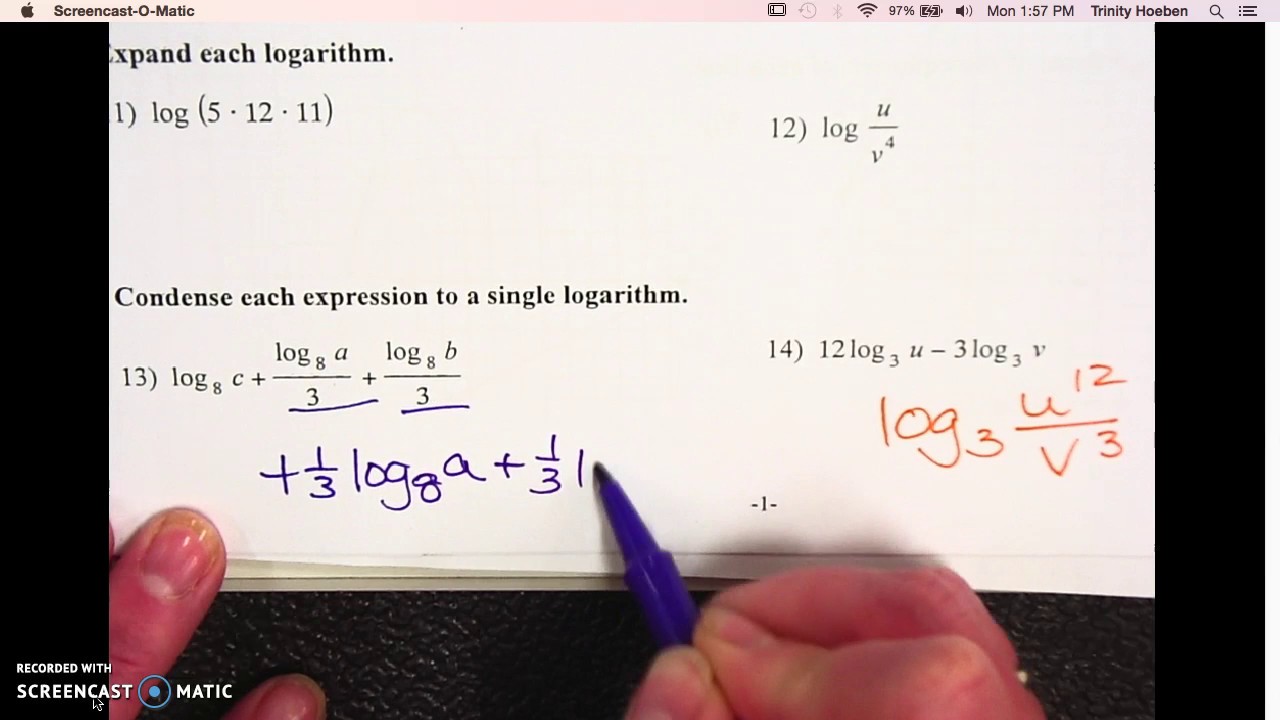 A2H Chapter 10 Practice Test (Pages 1 & 2)