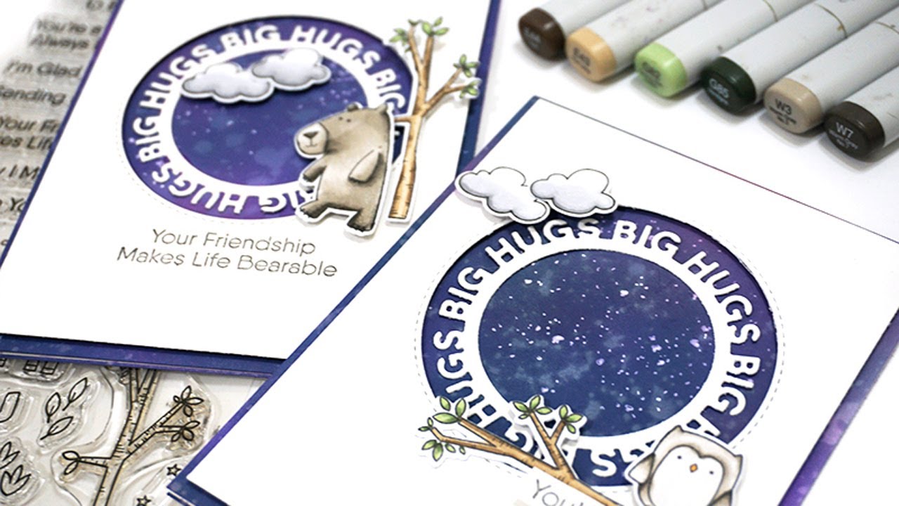 Copic Coloring & Galaxy Backgrounds with Mindy Baxter