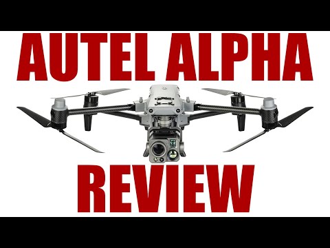 UNBOXING THE AUTEL ALPHA DRONE | THERMAL AND NIGHT VISION CAPABILITIES (SUPREME ZOOM) #autelrobotics