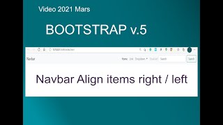 Bootstrap NavBar dengan kiri, tengah atau kanan sejajar item