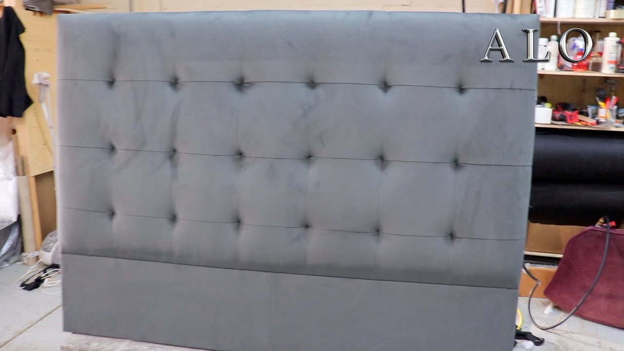 HOW TO UPHOLSTER A TUFTED HEADBOARD - ALO Upholstery
