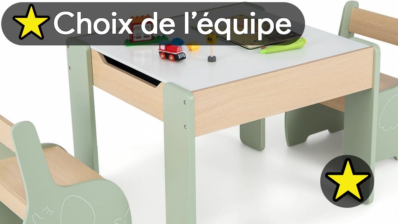 TOP 3 MEILLEUR TABLE POUR ENFANT AVEC 2 CHAISES 2025