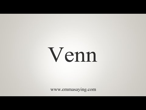 How To Say Venn