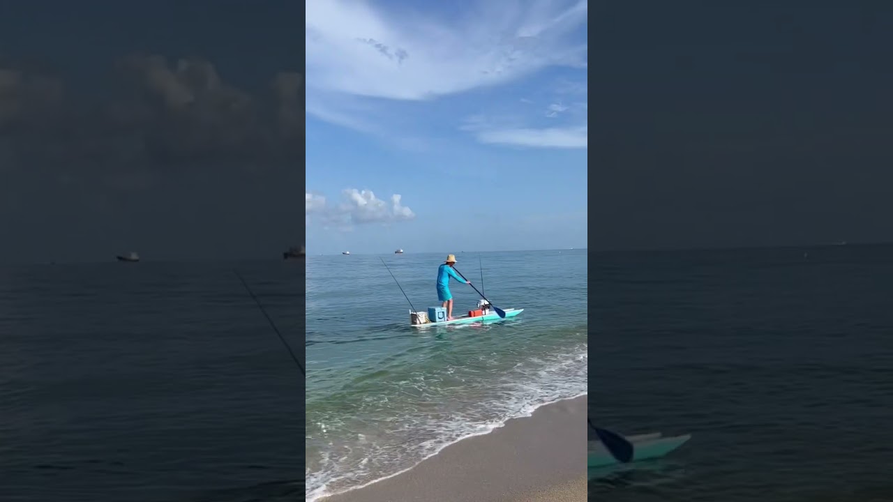 SUP Paddle board fishing