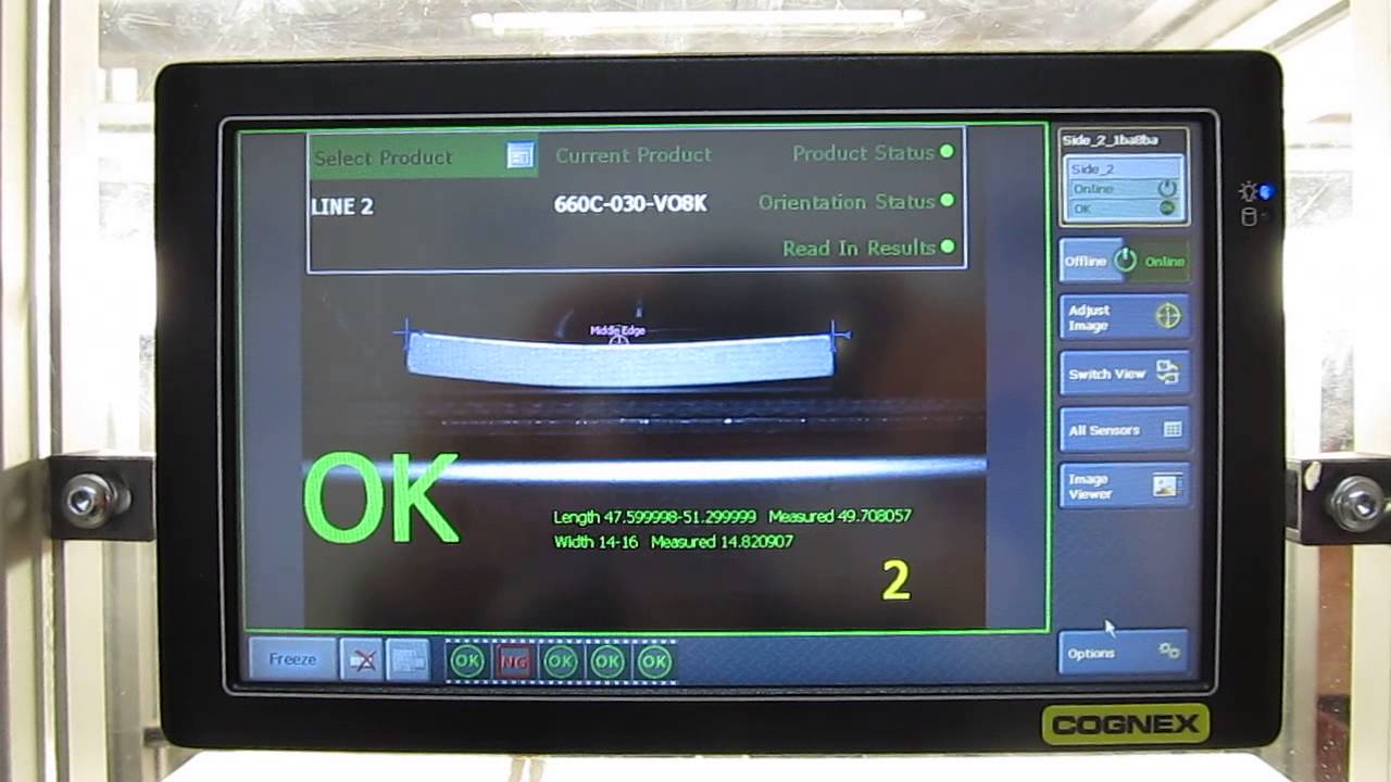 Cognex VisionView 900 Inspection Results Feedback